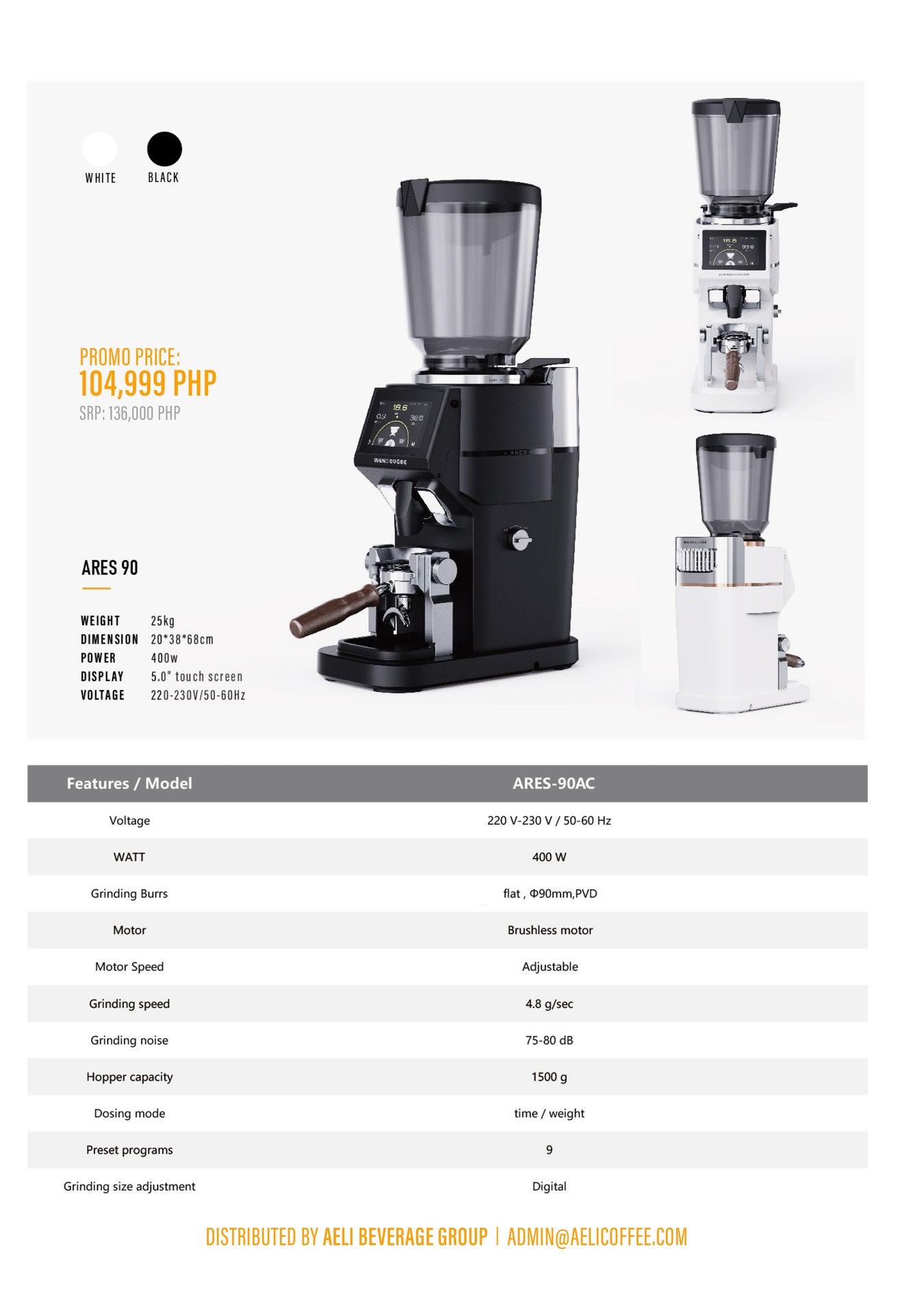 Wendougee Espresso Machines & Grinders – AELi Coffee Roasters