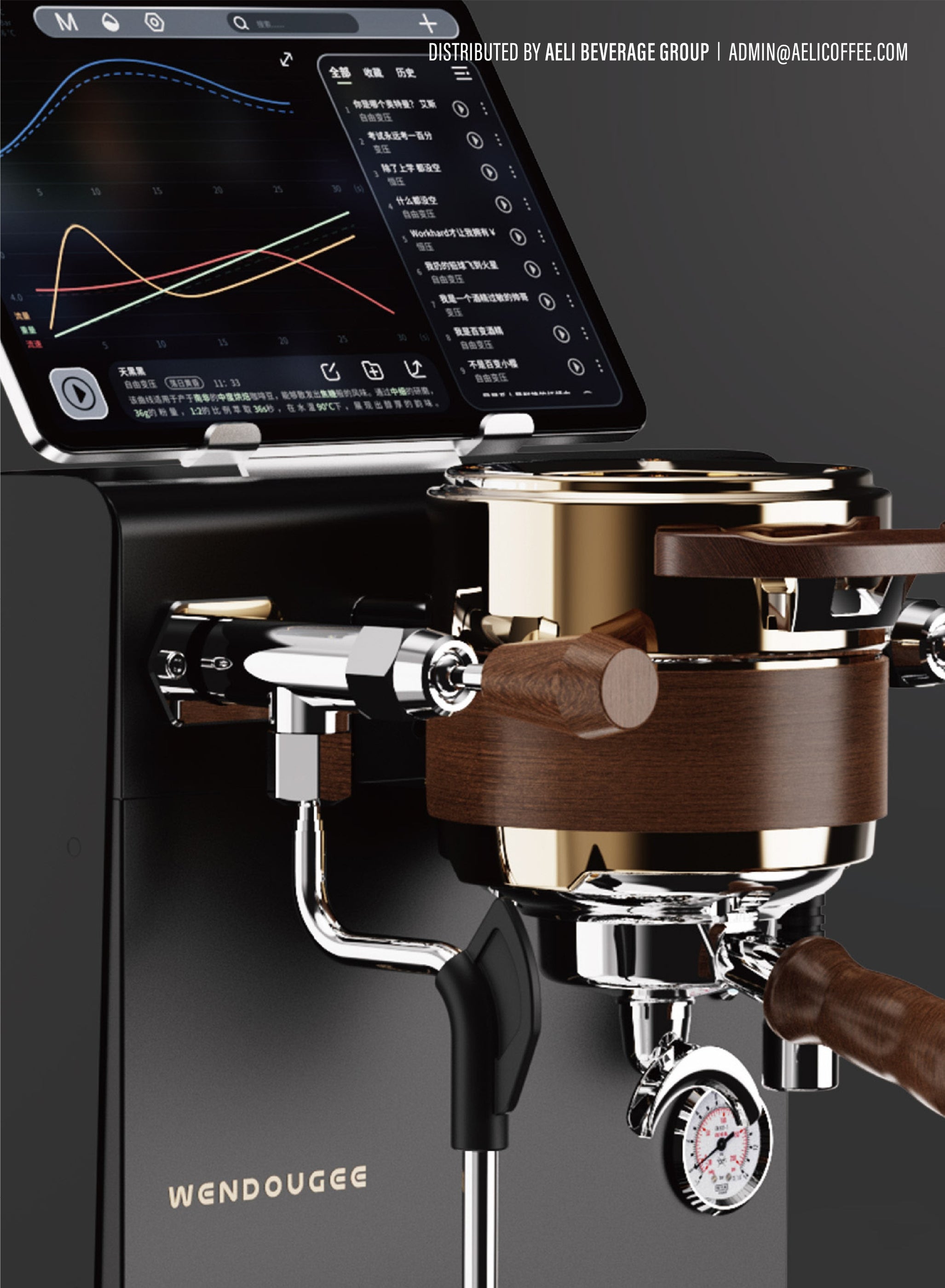Wendougee DATA-S Espresso Machine – AELi Coffee Roasters