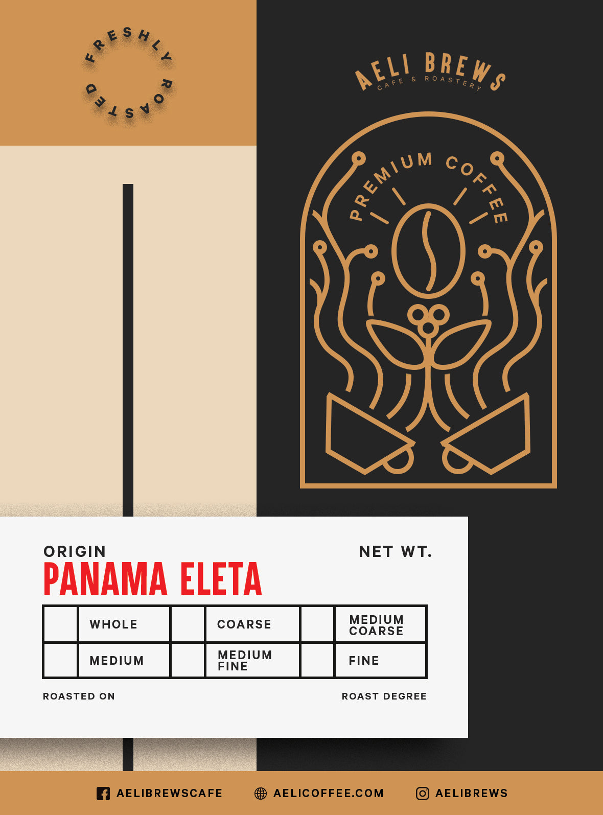 Panama Eleta Coffee Beans – AELi Coffee Roasters